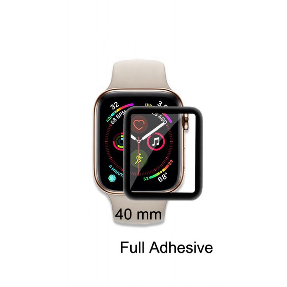 Wholesale Apple Watch Series 5 / 4 Tempered Glass Full Adhesive Glue ...