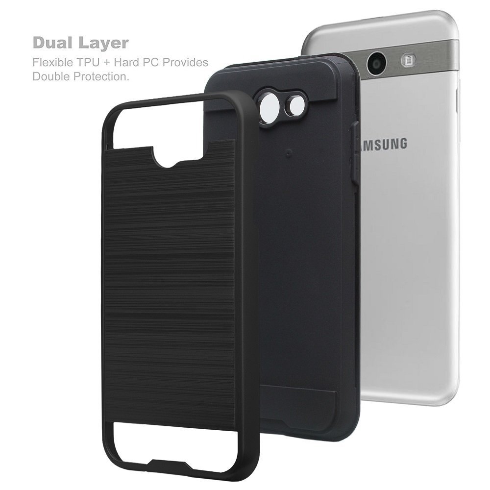 Wholesale Samsung Galaxy J7 V Perx J7 Sky Pro (2017) Armor Hybrid Case ...