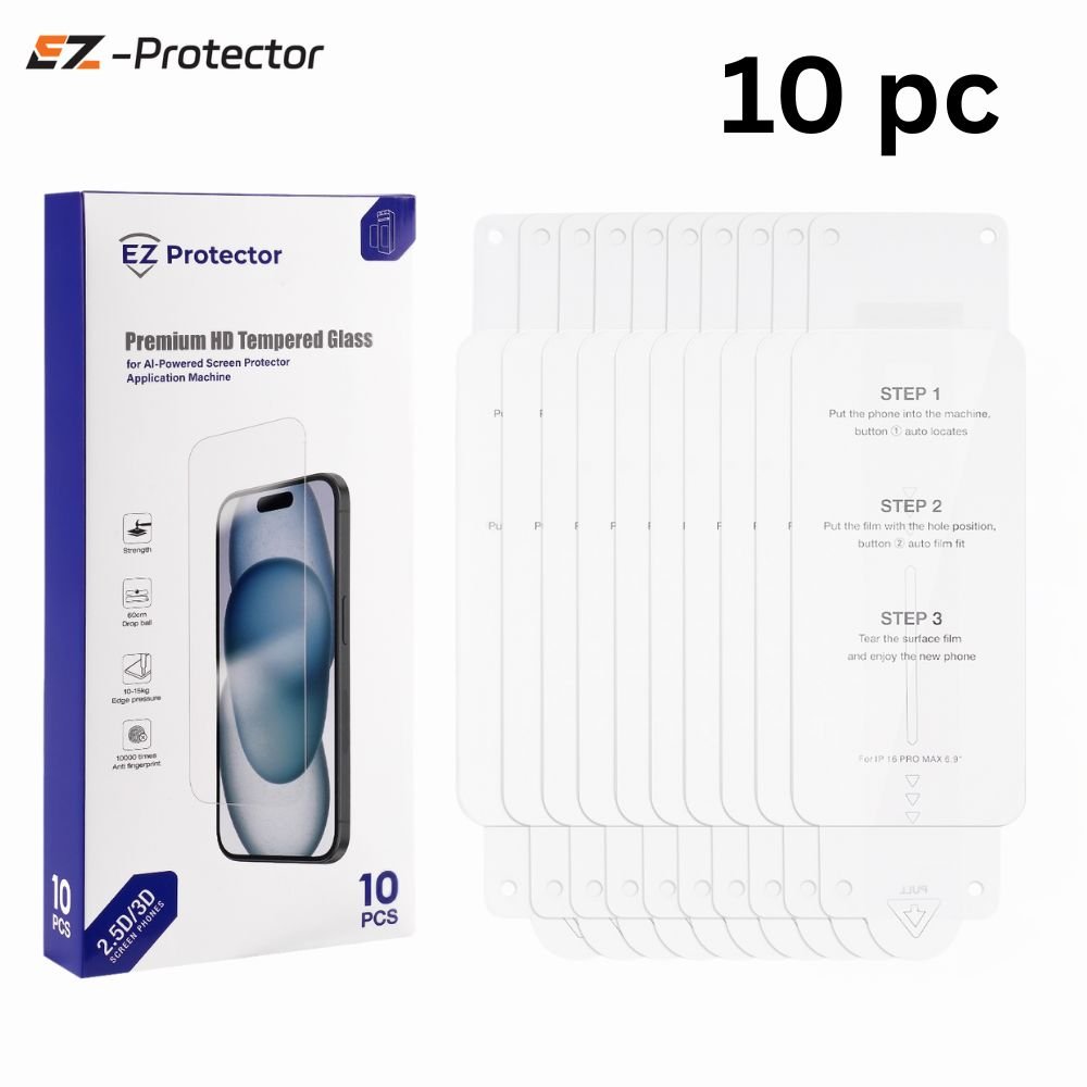 Wholesale 10pc Premium Clear Tempered Glass Screen Protectors ...