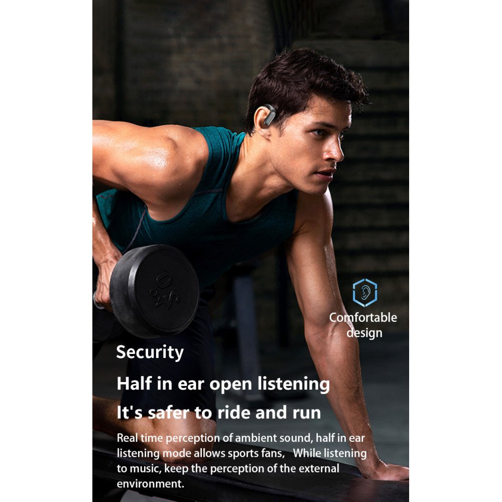 Wholesale Ear Hook Overear TWS Sports Wireless Earphones HIFI Sound ...