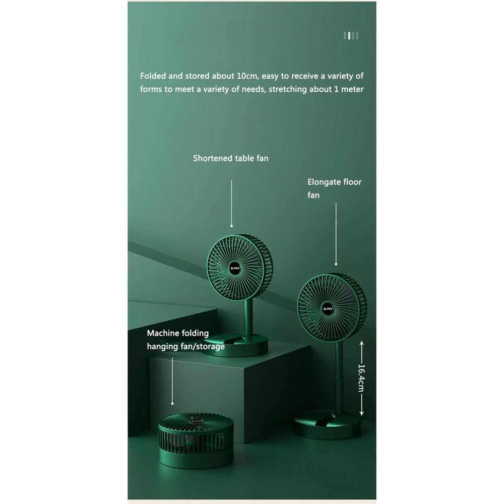 Wholesale Super Foldable Portable Cooling Fan with Phone Stand - 3 ...