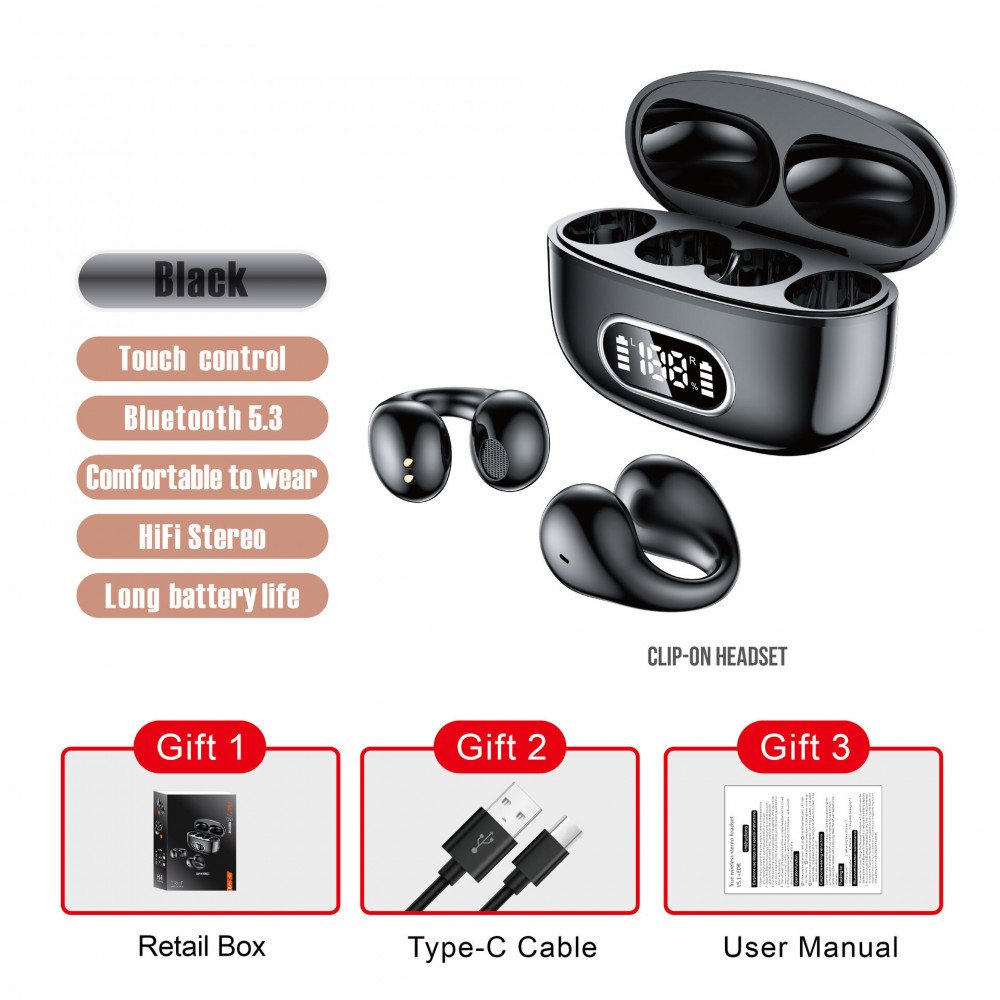 bluetooth headset clips