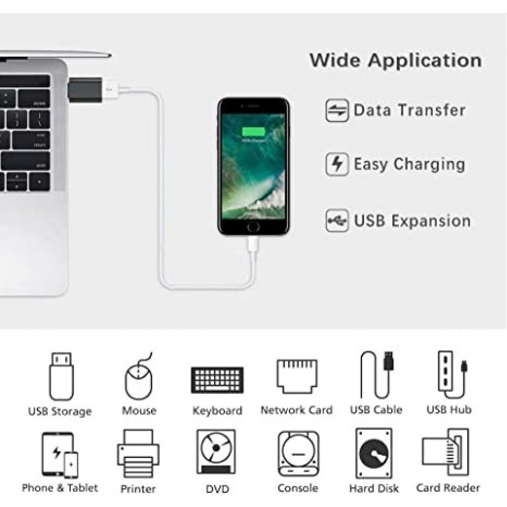 Wholesale Type C to USB Adapter Male to Female USB OTG Extension Cable ...