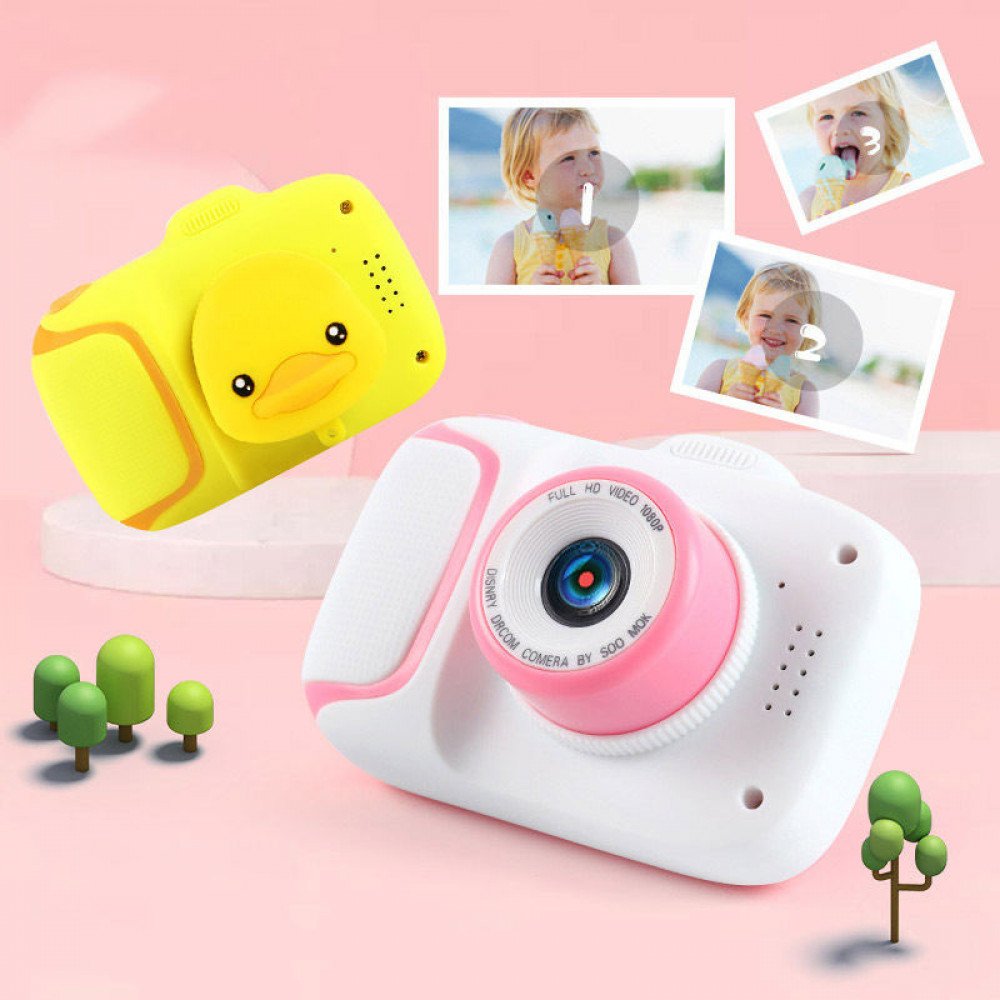 Wholesale 1080P Mini Cartoon Kid Camera Soft Silicone Shell Digital ...